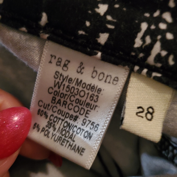 rag & bone | Pants & Jumpsuits | Rag Bone Barcode Pant | Poshmark